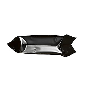 Resealable Coffee Bags, 50Pcs Stand Up Coffee Pouches with Valve and Side Zipper, Black Aluminum Foil Storage Bags for packaging food (1 LB, 16 oz)