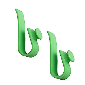 TEYOUYI Hooks Accessories for Bogg Bags, Insert Charm Cutie Cup Holder Connector Key Holder Mask Holder,2PCS Green…