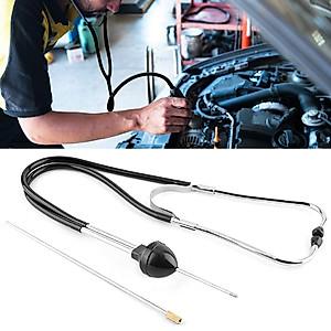 Stainless Steel Mechanics Cylinder Stethoscope Set, Car Engine Diagnostic Tool Hearing Tool Mechanical Internal Detector