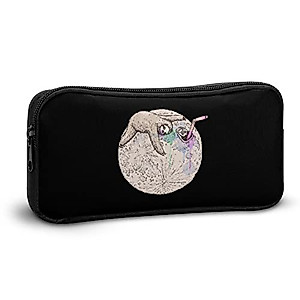 Sloth Coconut Drinking Pencil Case Pencil Pouch Coin Pouch Cosmetic Bag Office Stationery Organizer