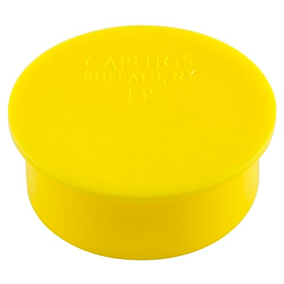 Caplugs EP-10 EP Series – Plastic Plug for Threaded Connectors, 40 Pack, Yellow LD-PE, Nominal Thread Size 5/8"-24 Flanged, Dust & Impact Protection, Fit Smooth Cylindrical Surfaces, Easy Removal