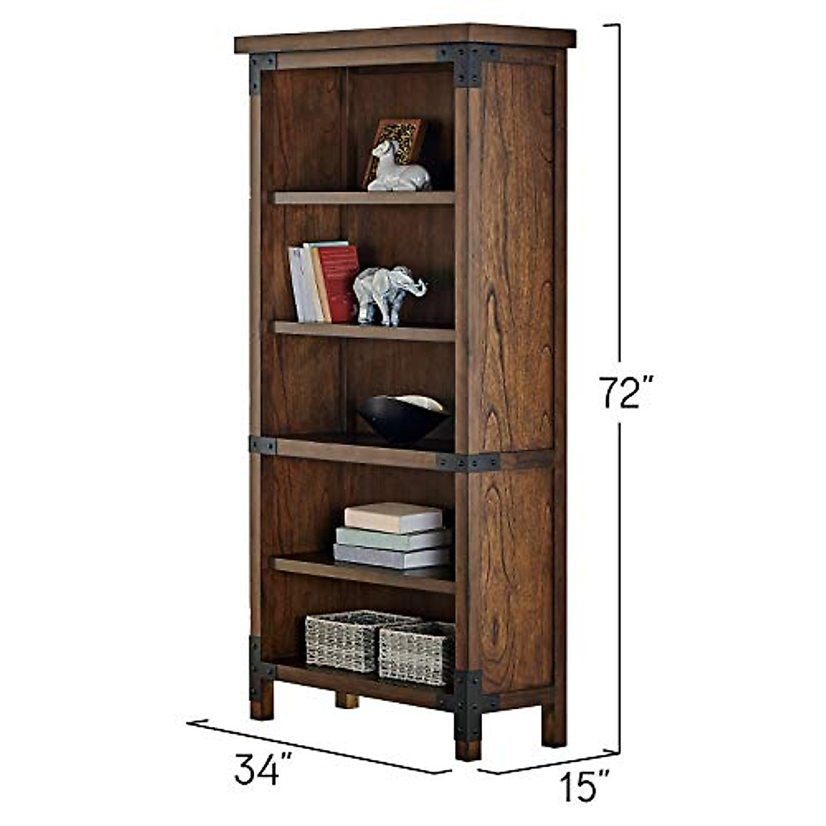 Martin Furniture OPEN BOOKCASE, Brown