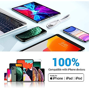 MFi Certified Lightning Cable - iPhone Charger Cable 3 Pack 6ft - ilikable Durable iPhone Charging Cable Cord for iPhone 14 13 12 11 Mini Pro XR Xs Max X SE 8 Plus 7 Plus 6S Plus iPad AirPods