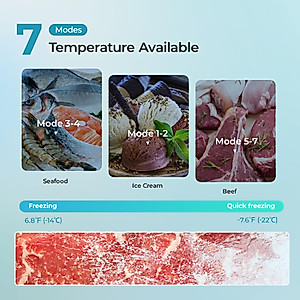 EUHOMY 1.1 Cubic Feet Mini Freezer, Countertop, Single Door Compact Upright Freezer with Reversible Door, Removable Shelves, Small freezer for Home/Dorms/Apartment/Office, New Black