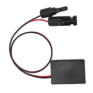 UPQRSG Solar Connector, Copper Wire Solar Panel Adaptor Kit Tool with Type C DC USB Interface, Plug Play Connect Solar Panel Controller, for Solar System Phone Charging