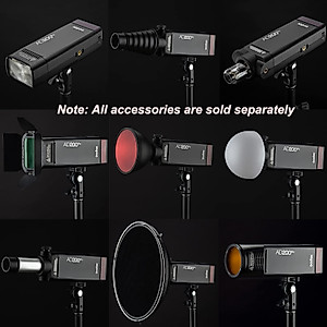 Godox AD200 Pro AD200Pro Strobe Pocket Flash, 200W TTL Outdoor Flash HSS Speedlite 1/8000s, Powerful Li-ion Battery, with Godox XPro-N TTL Wireless Flash Trigger Compatible for Nikon Camera