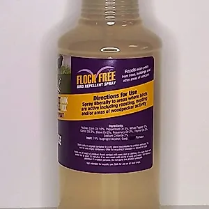 Flock Free Bird Repellent Ready Spray, Ready to Use Bird Spray, Residential Bird Problem Solution, 32oz