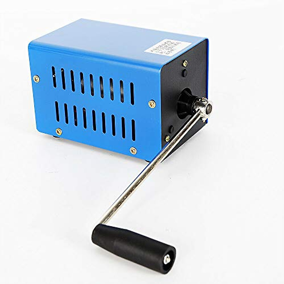 Multifunction Generator 20W High Power Manual Dynamo Hand Crank Charger Generator USB Generator Charging Emergency Generator Portable Blue Manual Hand Crank Generator For Travel Camping Hiking Survial