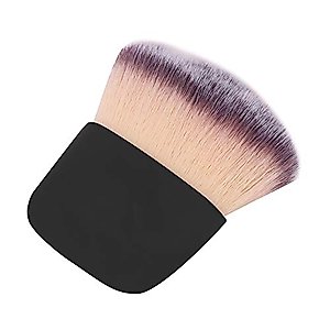 Mini Makeup Brush Soft Hair Loose Powder B Brush base Brush Beauty Tool for Blending Liquid, Cream or Powder Cosmetics (Black)