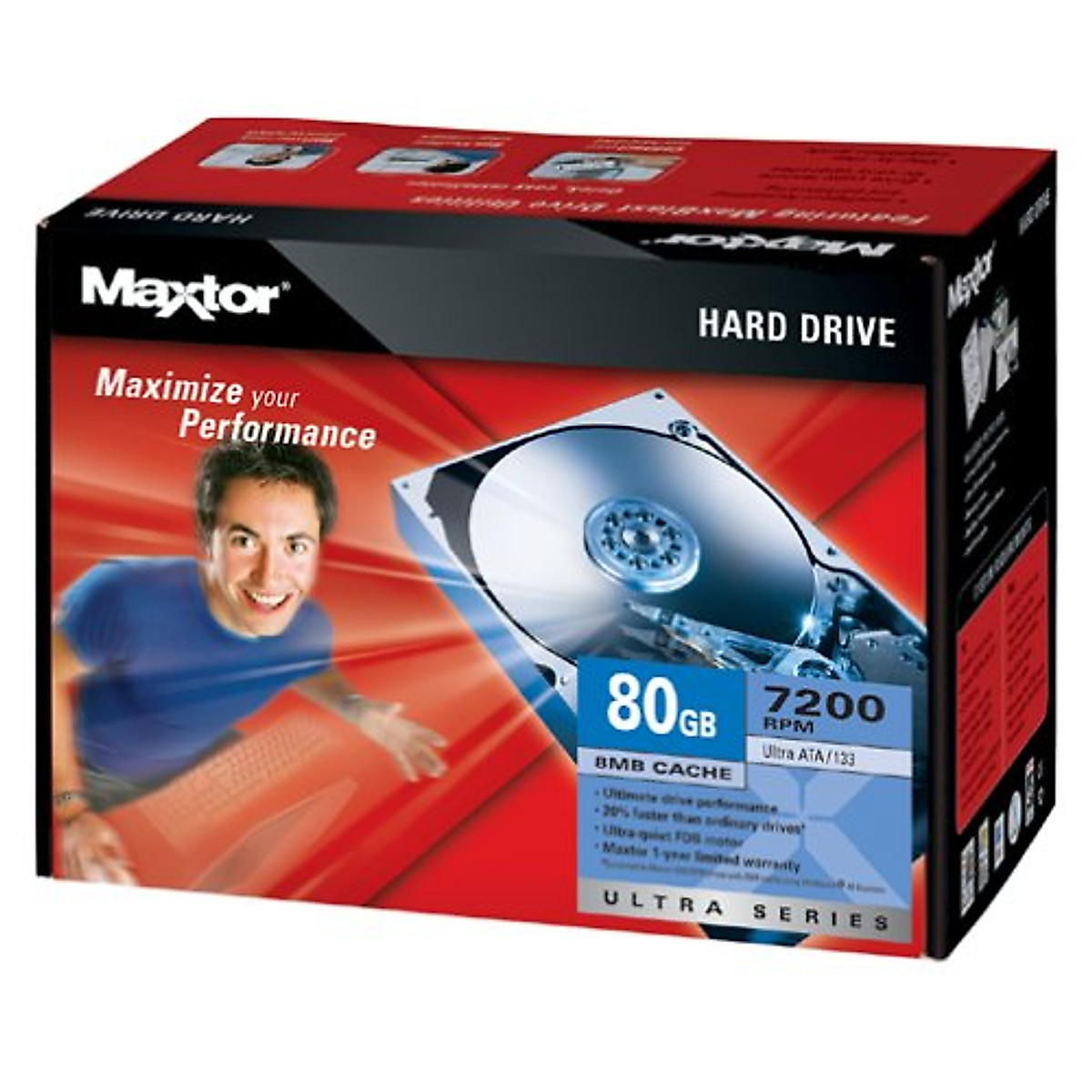 Maxtor DiamondMax Plus 80GB U133 Internal IDE Hard Drive