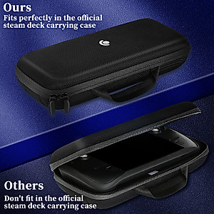 Protective Case for Steam Deck, Mooroer Steam Deck Clear Case, TPU Soft Steam Deck Cover Case with Full Protection, Steam Deck Accessories Stylish