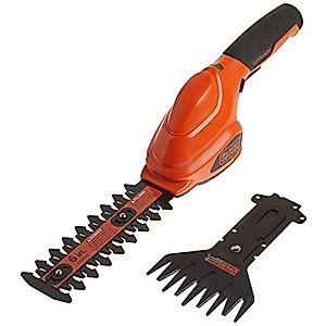 BLACK+DECKER Shrub Trimmer/Grass Shear Combo, Cordless, 3.6V (GSL35)