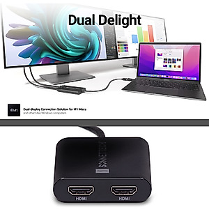 Sonnet DisplayLink Dual 4K HDMI Adapter