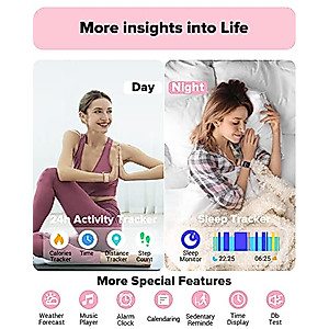 Fitness Tracker, Smart Watch with Alexa [Answer/Make Call] 24/7 Heart Rate，Blood Oxygen Monitor, Sleep Tracker, IP68 Waterproof Activity Trackers and Smart Watches for Android iOS