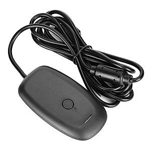 PUSOKEI Game Controller for , No Vibration PC Receiver Gaming Controller Adapter Console with USB Receiver for 360 [video game]