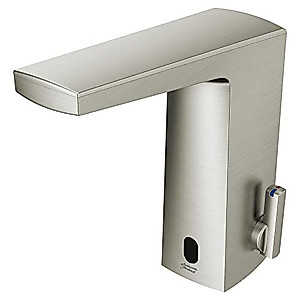 American Standard 7025205.295 Paradigm Selectronic Integrated Faucet with Above-Deck Mixing, Battery-Powered, 0.5 gpm, Brushed Nickel