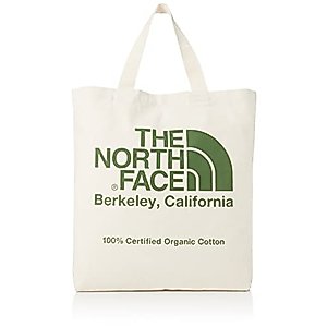The North Face NM82260 Organic Cotton Tote, Natural/Vineyard Green, One Size
