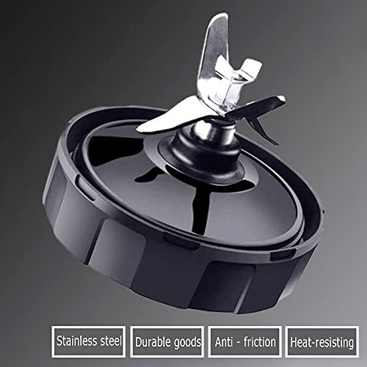 Ninja Blender Replacement parts, Ninja Blender Blade Compatible with Nutri Ninja Auto iQ BL450 Blenders BL451-70 BL454-70 BL455-70 BL480 BL480-70 BL481-70 BL482-70 and So On(4inch diameter/6 Fins)