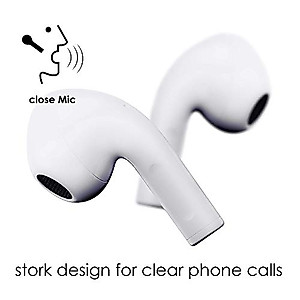 BoomPods Zero Buds Bluetooth Earbuds - Powerful Compact Buds True Wireless and Big Sound with Bluetooth 5 (Black) (White)