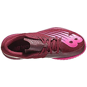 New Balance Women's 896 V3 Hard Court Tennis Shoe, Peony/Vivid Coral, 5.5 W US