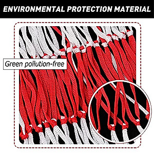 20 Pack Melon Hammocks Cradles, Melon Hammock for Trellis Heavy Duty Watermelon Nets, Pumpkin Support Hanging Bags for Growing Cantaloupes Honeydew in Vertical Garden (Red & White)