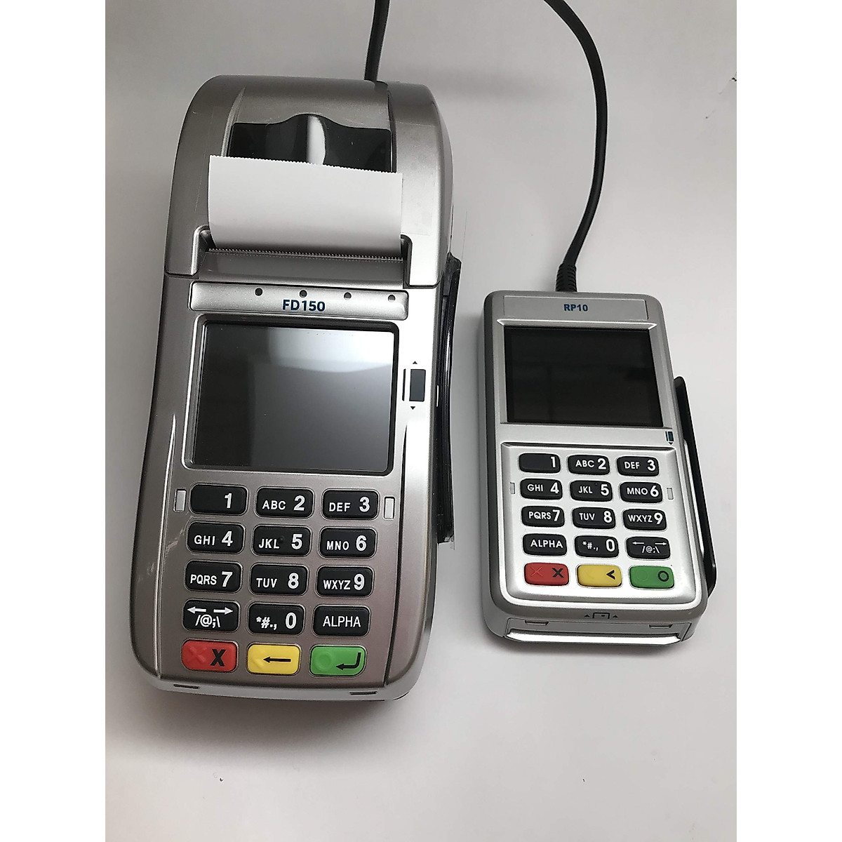 First Data FD150 EMV CTLS Credit Card Terminal and RP10 PIN Pad with Wells 350 EncryptionBundle