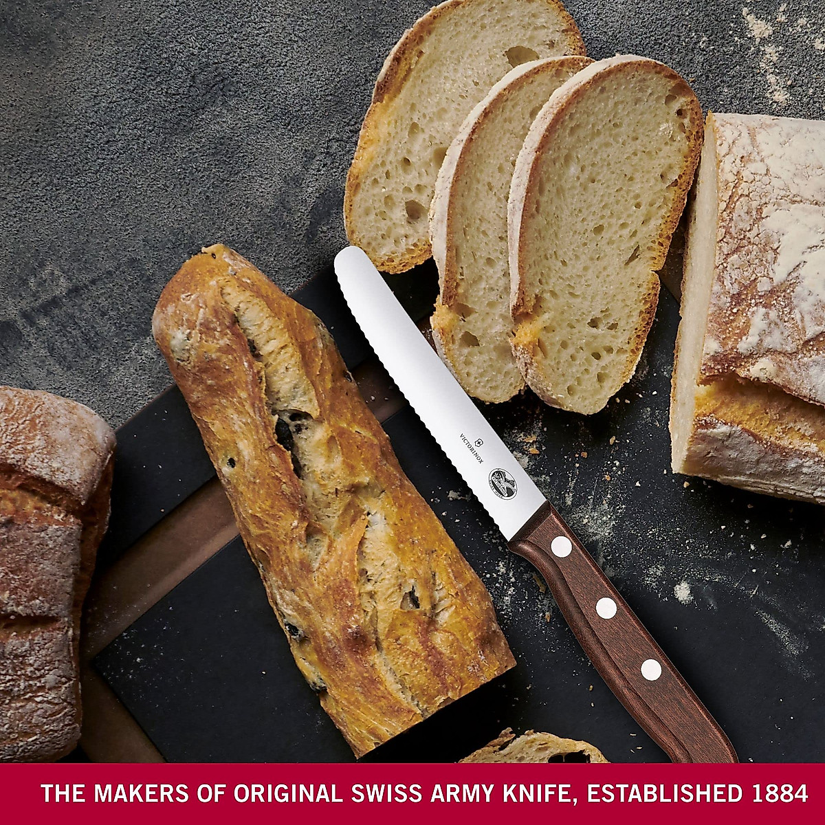 Victorinox Wood Tomato and Table 4.25-Inch Knife