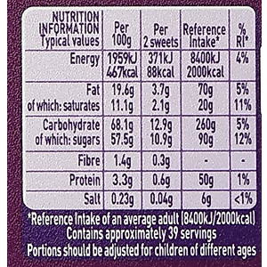 Nestle Quality Street 650g Tub of Assorted Wrapped Chocolates