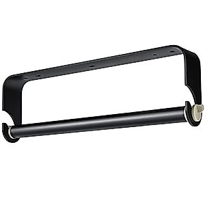 ORLESS Adhesive Paper Towel Holder Under Cabinet & Wall Mount, No Drilling Suitable for Kitchen Bathroom - Black