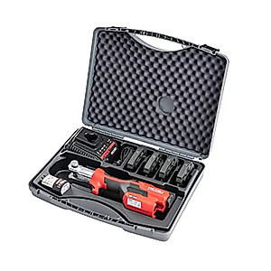 RIDGID 72558 Model RP 115 Mini Press Tool Combo Kit with 1/2" - 3/4" ProPress and PureFlow Jaws and Carrying Case