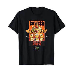 The Super Mario Bros. Movie Bowser King of the Koopas Poster T-Shirt