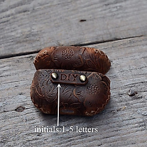 Genuine Leather Distressed Leather for AirPods Pro 2 1/2 3 Wireless Charging Case Leather Protective Case Cover Earbud Case