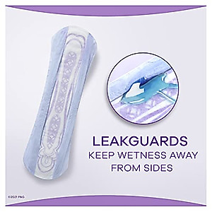 Always Discreet Incontinence Pads for Women, Heavy Absorbency, Long Length, 39 Count
