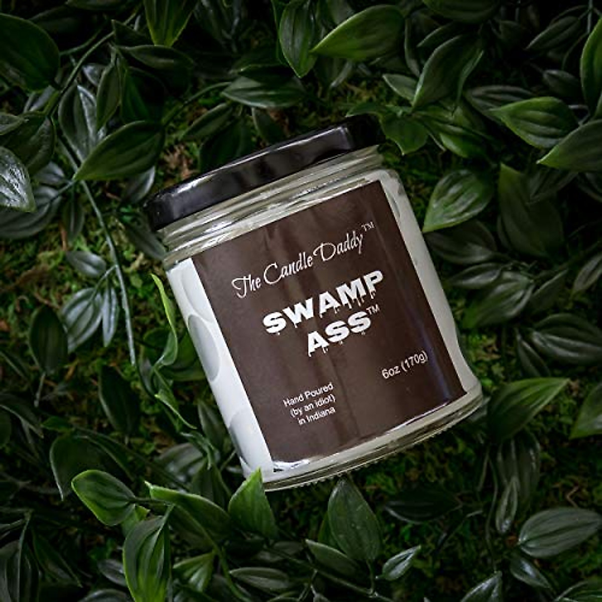 Swamp Ass- Gross Smelly Candle- Stinks- Hand Poured (by an Idiot) in Indiana