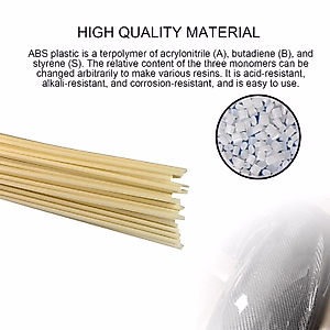 HRTX 11 lb ABS Plastic Welder Rods, Plastic Welding Rods, Double Strand Plastic Rods for Automotive Interior Panels, Battery Car/Motorcycle Shells, Long 39.37 in