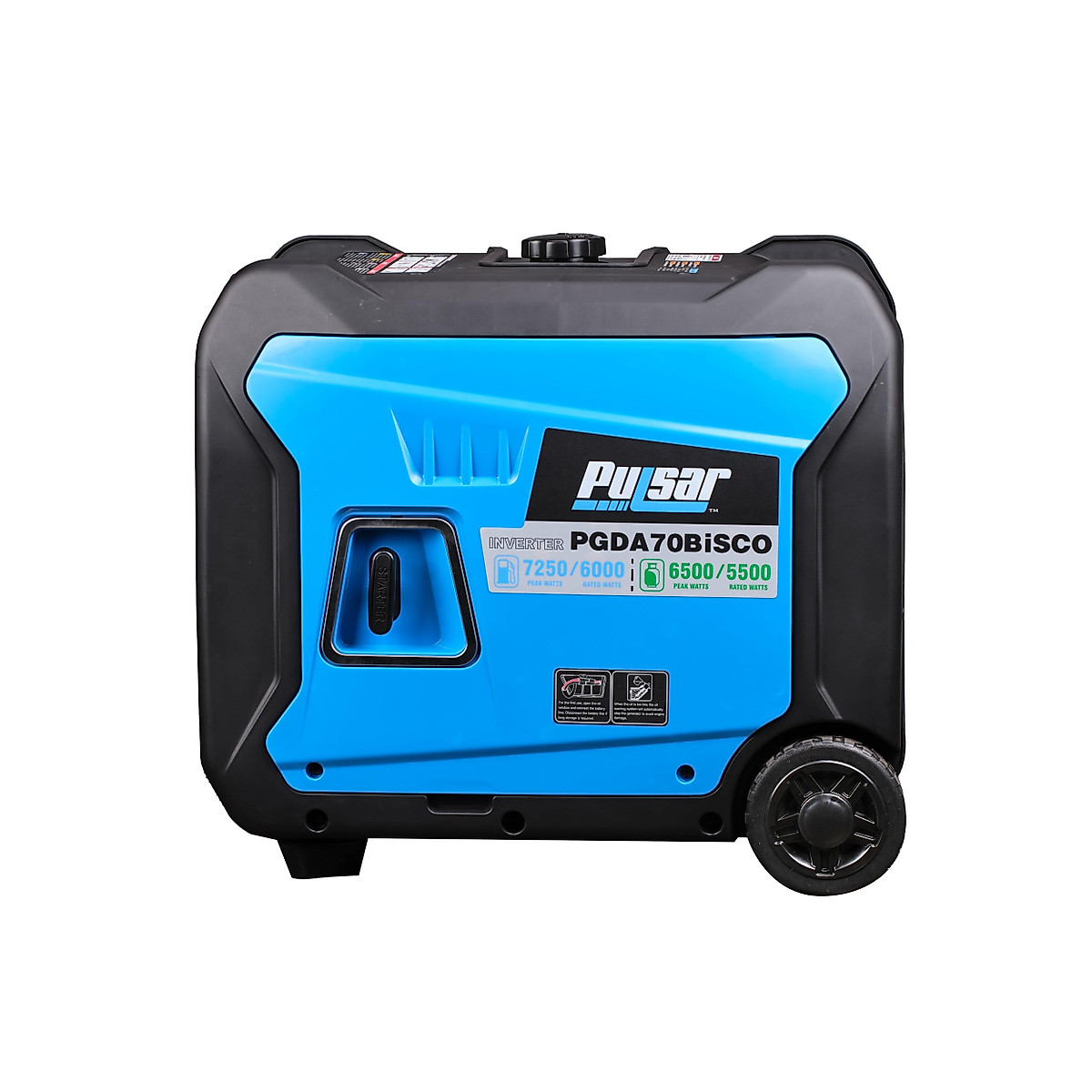 Pulsar 7,250-Watt Super Quiet Dual Fuel Inverter Generator with Remote Start
