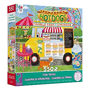Ceaco - Food Trucks - Hot Dog Truck - 550 Piece Jigsaw Puzzle