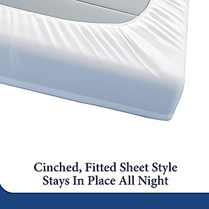 Cosy House Collection Luxury Mattress Protector - Blend of Rayon Derived from Bamboo - Baby Crib Essentials - Ultra Soft Comfort, Stays Cool & Quiet - Premium Fitted Sheet Style (Crib)