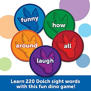 Sight Word Stomp!, Educational Indoor Games, Preschool Alphabet ,Toddler Brain Toys, Toddler Preschool Learning, 114 Pieces, Age 5+