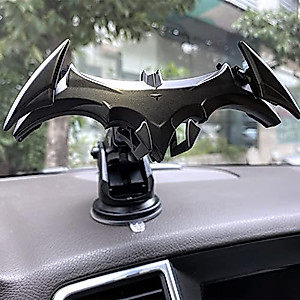 livin Alloy Material Car Phone Bat Mount Unique Phone Holder for Car Gifts for Men Bat Decorations Collectibles for Room Universal Vent/Dash/Windshield Gravity Automatic Locking Hands Free