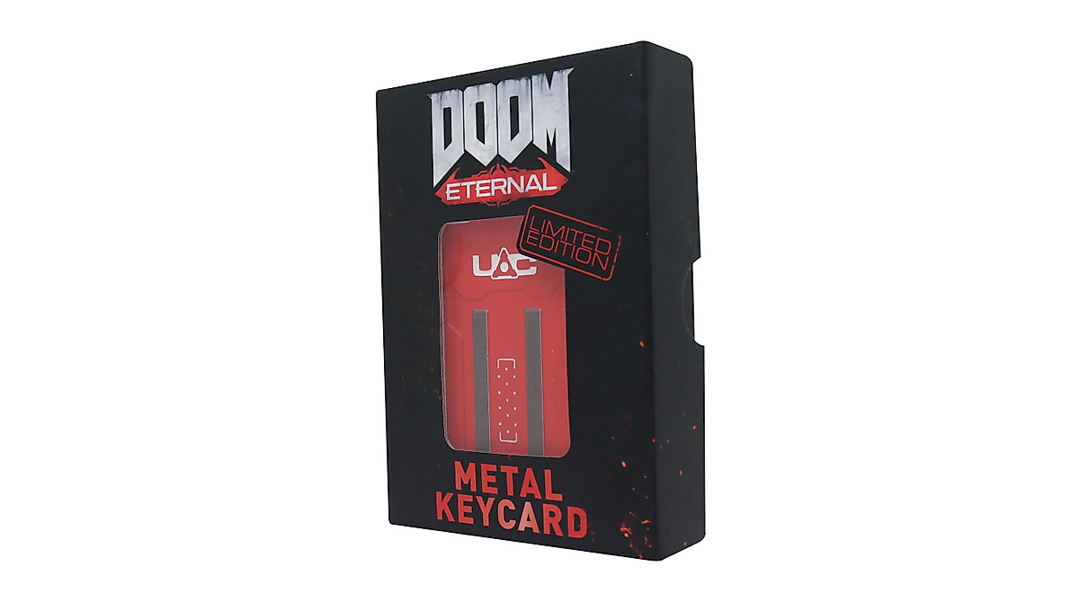 Doom Eternal Replica Keycard Limited Edition - Fanattik Collectible