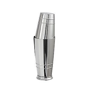 Crafthouse by Fortessa Professional Barware/Bar Tools by Charles Joly, Boston Shaker Gift Set, Silver