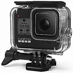 FitStill 60M Waterproof Case for Go Pro Hero 8 Black, Protective Underwater Dive Housing Shell with Bracket Accessories for Go Pro Hero8 Action Camera