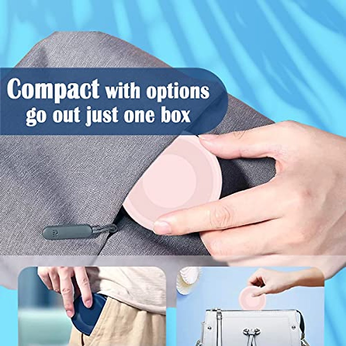 Multi USB Charging Adapter Cable Kit, USB C to Lighting Adapter Box, Conversion Set USB A & Type C to Male Micro/Type C/Lightning, Data Transfer, Card Storage, Tray Eject Pin, Phone Holder (Pink)