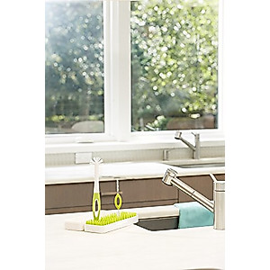 Boon Travel Silicone Drying Rack, Green & White, Multi, B11015A