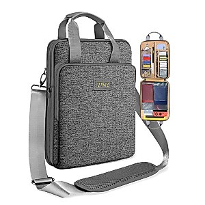 ZINZ Slim & Expandable Case 12.9 13 inch Travel Laptop Shoulder Bag for MacBook Air 13" M3/M2/M1, MacBook Pro 13" M2/M1, iPad Pro 12.9"/13"/11", iPad Air 13",L01G03