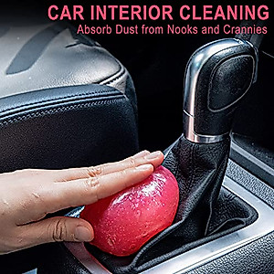 TICARVE Cleaning Gel Car Putty Slime for Detailing Putty Detail Tools Car Interior Cleaner Automotive Cleaning Keyboard Cleaner Blue Rose (2Pack)