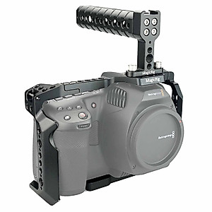 MAGICIRG Cage Kit for BMPCC 6K Pro + SSD Mount Bracket for Samsung T5 /T7 SSD