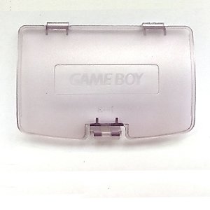 Ambertown Battery Back Door Cover Case for Gameboy Color GBC Game Boy Color Replaceme Clear Purple