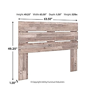 Signature Design by Ashley Neilsville Platform, Queen, Light Brown